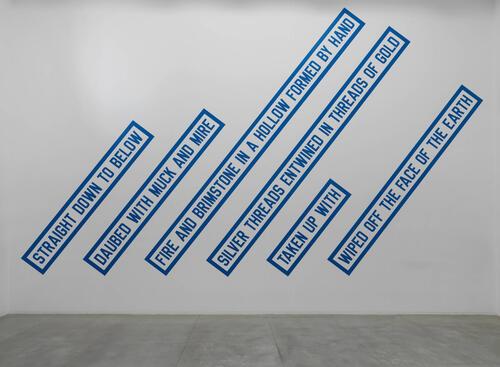 Lawrence Weiner | Artist Rooms