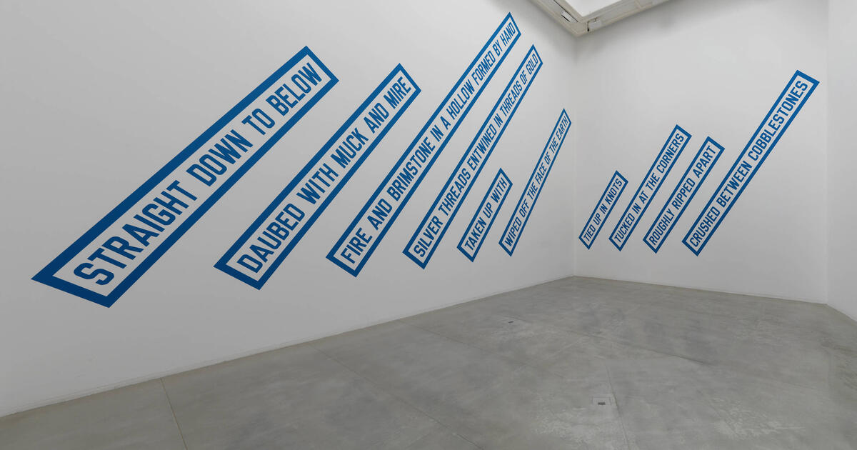 Lawrence Weiner | Artist Rooms