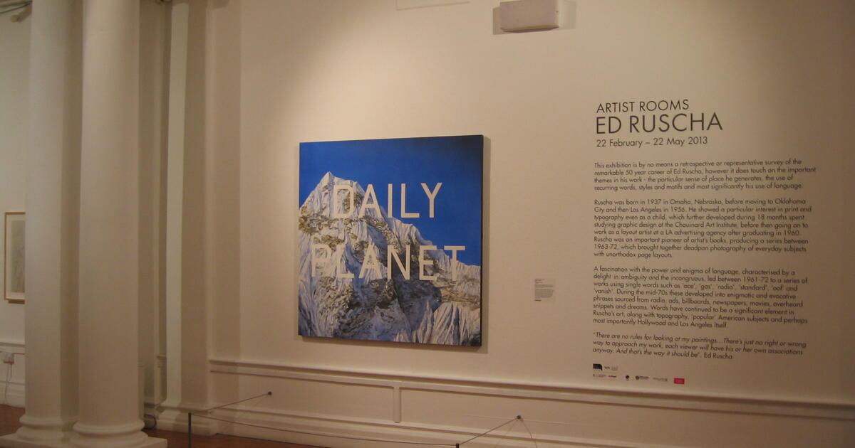 Ed Ruscha , Newcastle upon Tyne | Artist Rooms